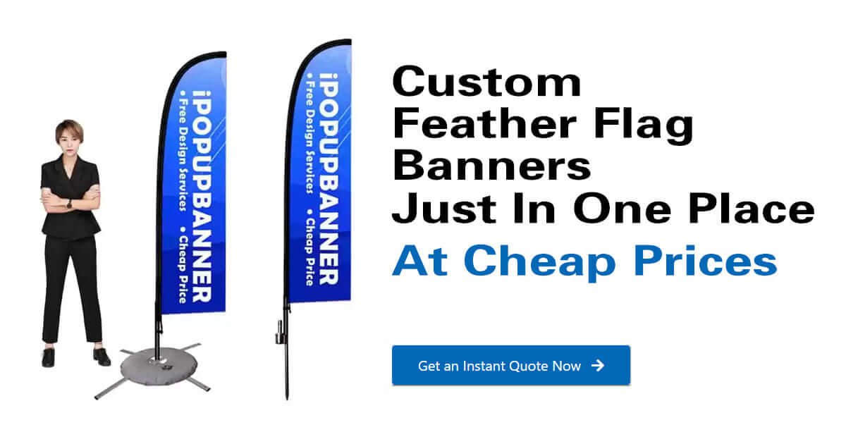 Custom Feather Flags - Just In One Place,Free Design